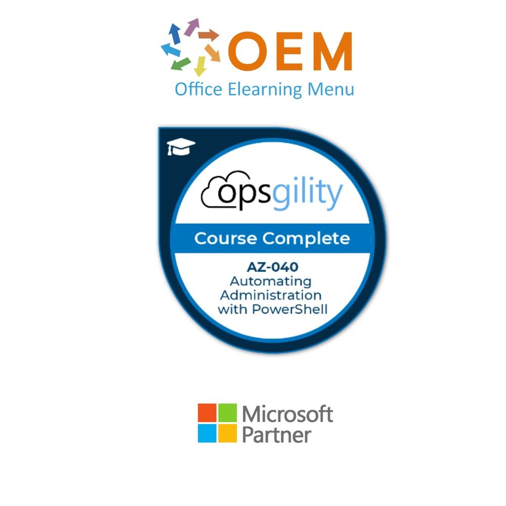 AZ-040 Automating Administration with Windows PowerShell - OEM AZ-040 Automating Administration with Windows PowerShell - OEM