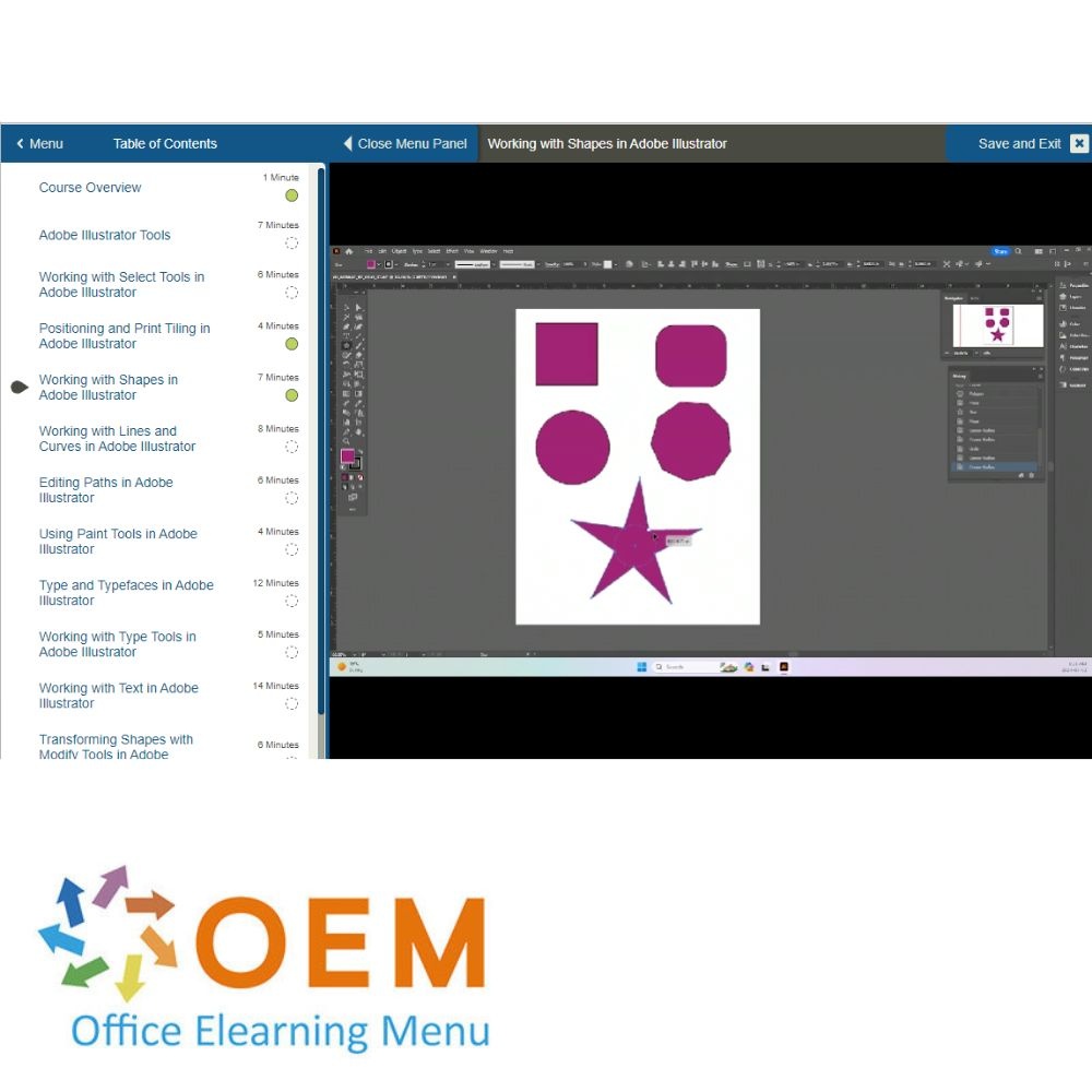 Adobe Illustrator Cursus E-Learning - OEM ICT Trainingen & Advies