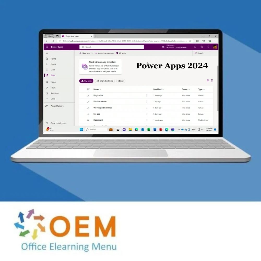 Microsoft Power Apps Course Training Online E-Learning - OEM ICT ...