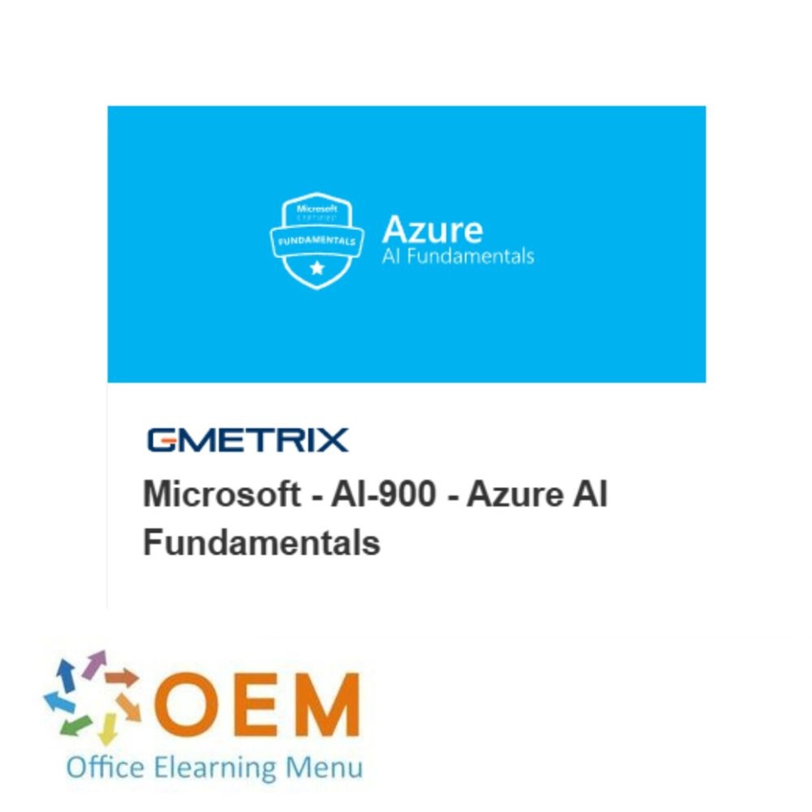 AI-900 Microsoft Azure AI Fundamentals practice test - OEM