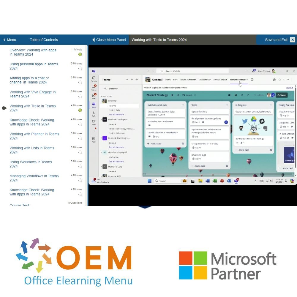 Microsoft Teams Online Cursus E-Learning - OEM ICT Trainingen & Advies