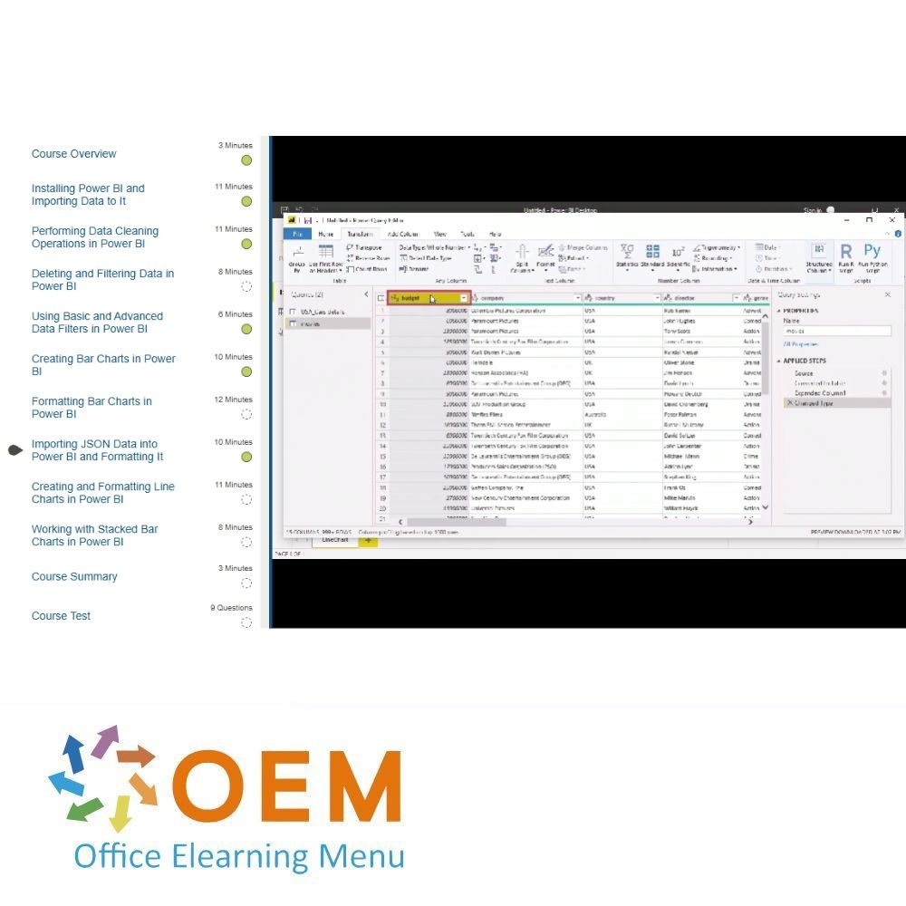 Business Reporting Using Power BI E-Learning Training Online - OEM ICT ...