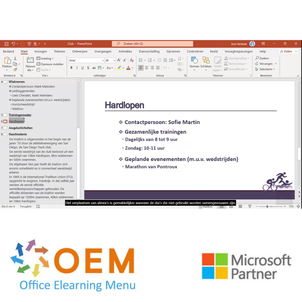 PowerPoint 2021 Cursus Basis E-Learning + Online boek - OEM ICT ...
