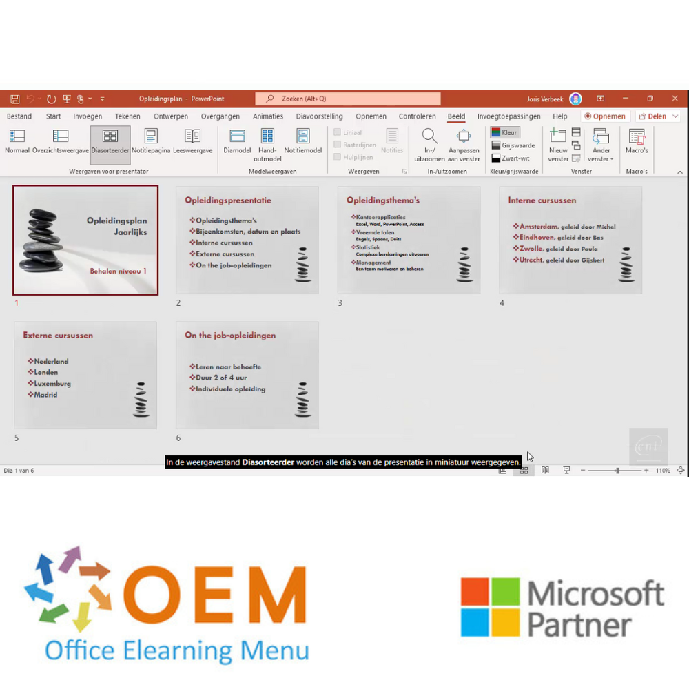 PowerPoint 2021 Course Basic Advanced E-Learning - OEM ICT Training ...