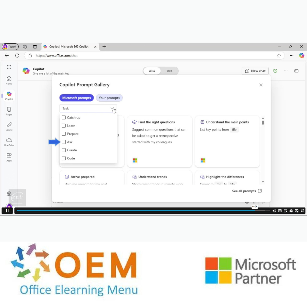 Microsoft 365 Copilot E-Learning - OEM ICT Training & Advice