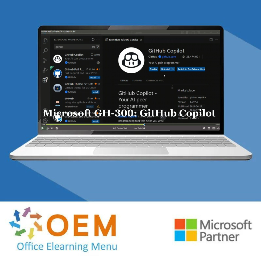 Microsoft GH-300: GitHub Copilot Training - OEM ICT Trainingen & Advies