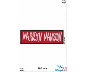 Marilyn Manson - Patch - Back Patches - Patch Keychains Stickers - giga ...