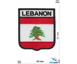 Lebanon - Patches -Back-patch - Patch Sleutelhangers Stickers -giga-patch.com - Grootste Patch ...