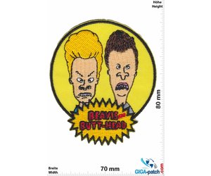 Beavis and Butt-Head - Patch Sleutelhangers Stickers -giga-patch.com ...