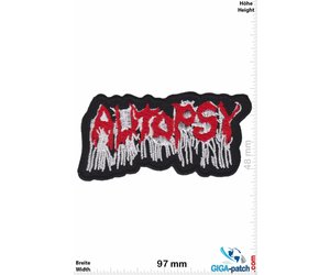 Autopsy Autopsy - Death-Metal-Band - red silver - Patch Portachiavi ...