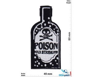Fun - Poison Max Strength- Patch - Back Patches" - Patch Keychains ...