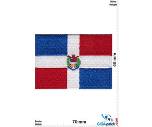 Dominican Republic - Dominican Republic - Flag- Patches - Patch arrière ...