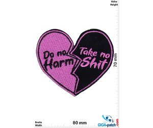 Fun - Do no Harm - Take no Shit- Parche - parche posterior" - Patch Llaveros Pegatinas - giga ...