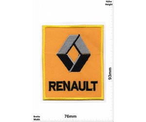 Renault - Patch - Aufnäher - Aufnäher Shop / Patch - Shop - größter ...