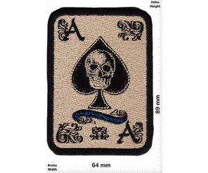 Totenkopf - Patch - Back Patches - Patch Keychains Stickers - giga ...