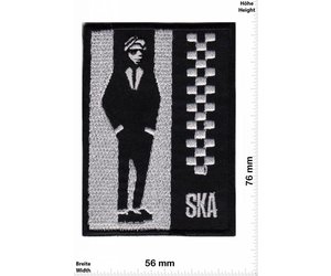 Ska - Patch - Back Patches - Patch Keychains Stickers - giga-patch.com ...