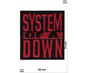 System of a Down - Patch - patch posteriore - Patch Portachiavi Adesivi ...