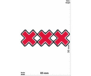 Tripple X - Patch - Back Patches - Patch Keychains Stickers - giga ...