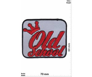 Old School - Parche - parche posterior - Patch Llaveros Pegatinas ...