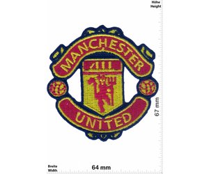 Manchester United - Patch - Back Patches - Patch Keychains Stickers ...