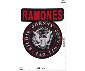 Ramones - Patch - Back Patches - Patch Keychains Stickers - giga-patch ...