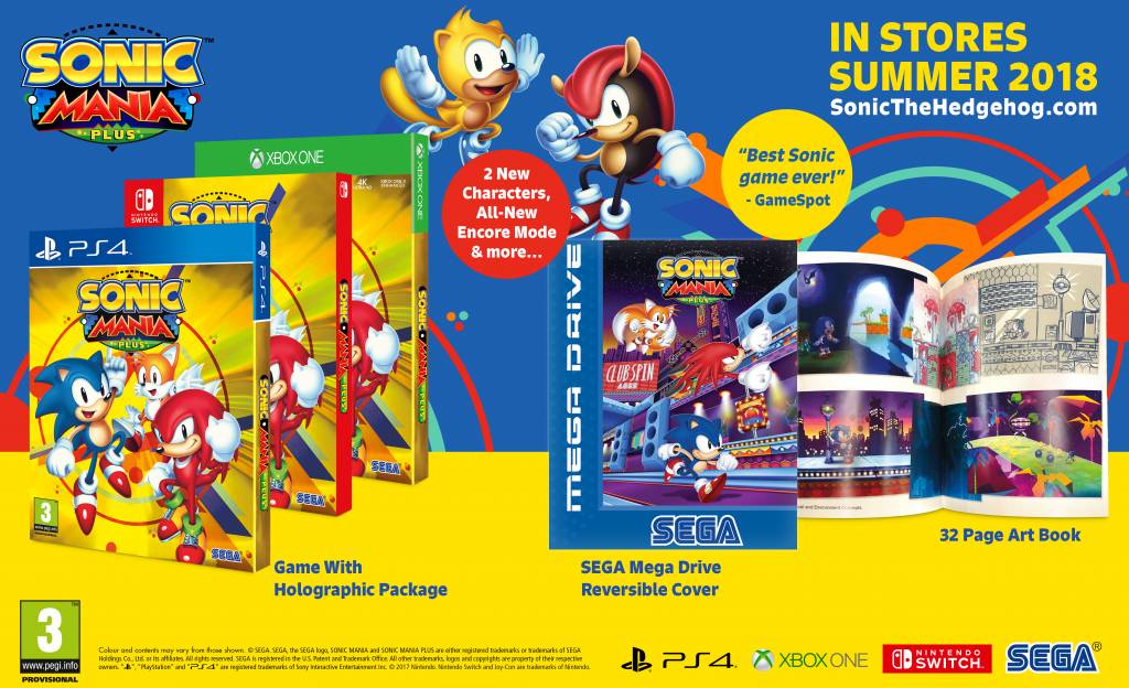 Sonic Mania Plus - Nintendo Switch - GameResource