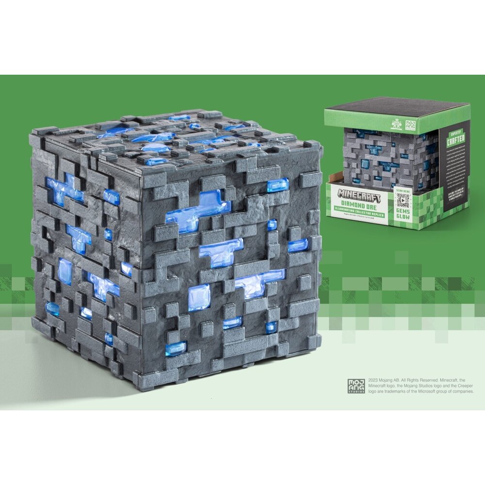 Noble Collection Minecraft - Illuminating Diamond Ore Cube kopen ...