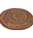 Rond jute ibiza style kleed multi colour - Merel in Wonderland