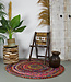 Rond jute ibiza style kleed multi colour - Merel in Wonderland