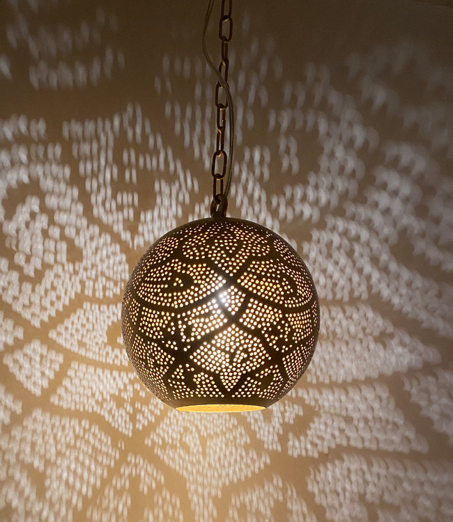 Globe hanglamp goud - Merel in Wonderland