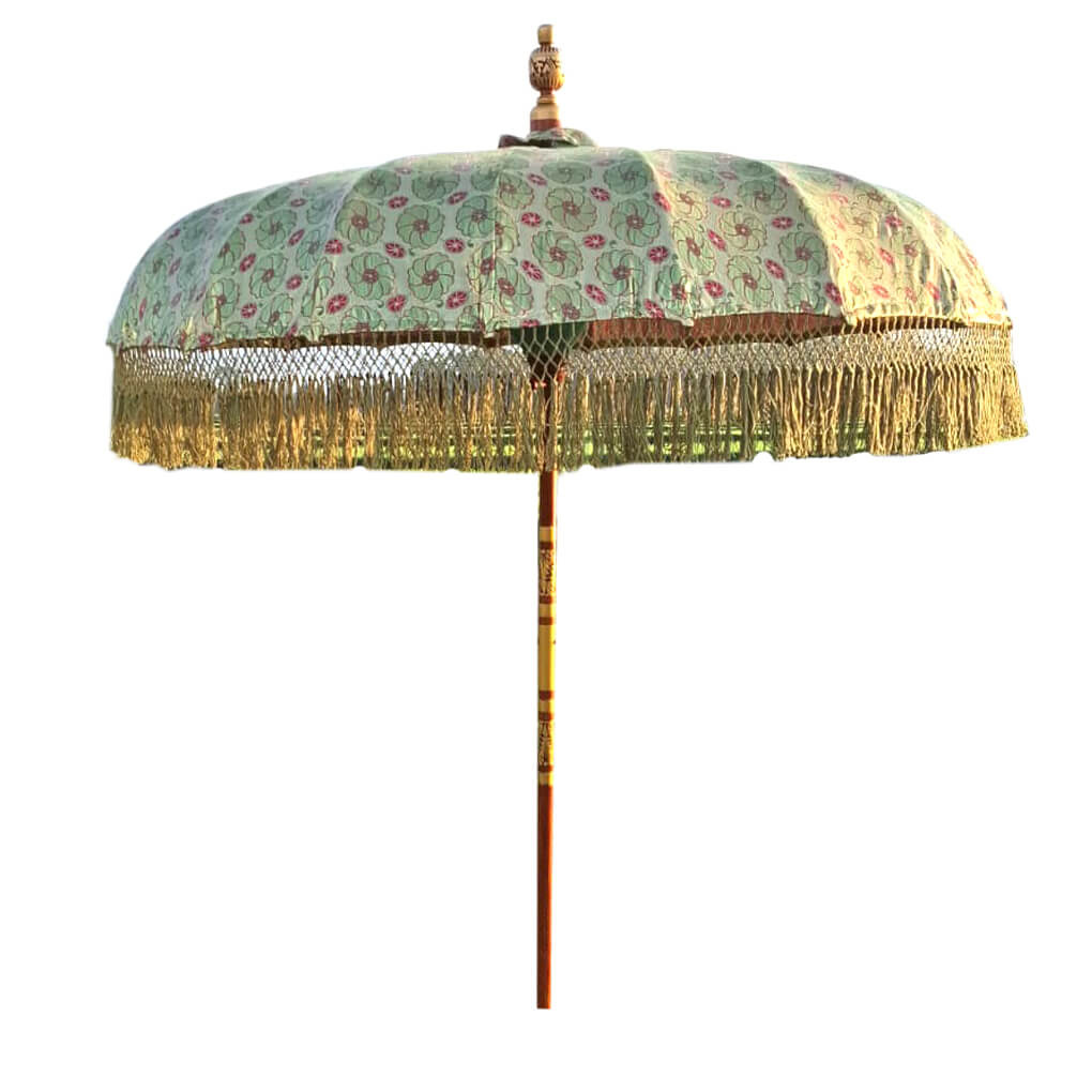 Parasol flower bomb green - Merel in Wonderland
