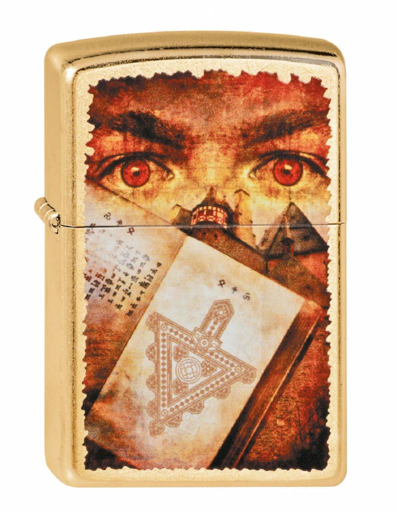 Lighter Zippo Goth - Eye Book - Haddocks Lightershop