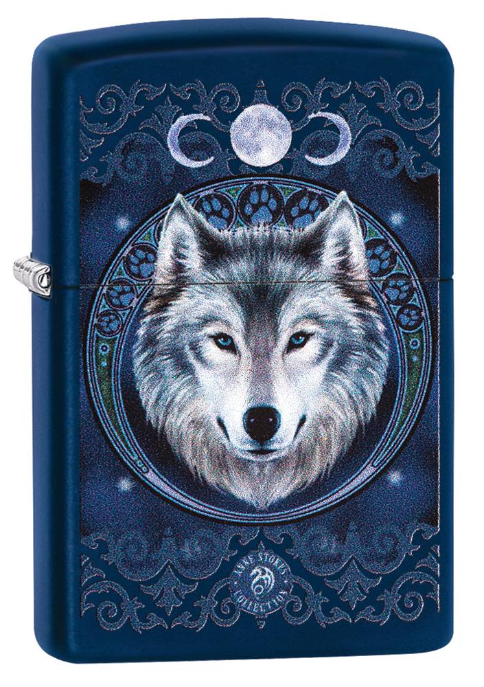 Lighter Zippo Anne Stokes Wolf - Haddocks Lightershop