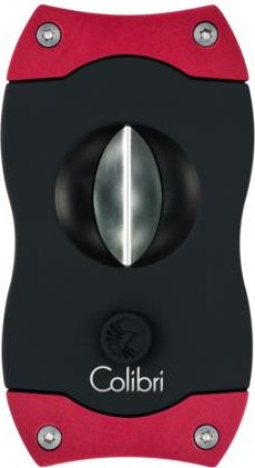 Cigar Cutter Colibri V-Cut Red - Haddocks Lightershop