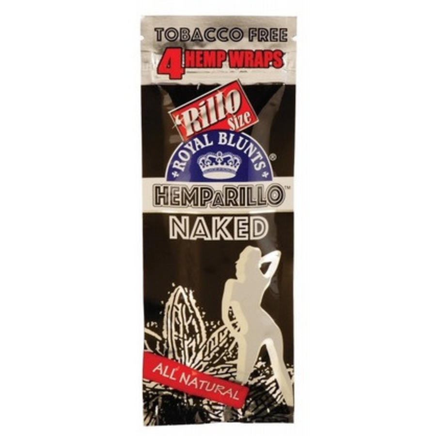 Display Hemparillo Hemp Wraps Naked - Haddocks Lightershop