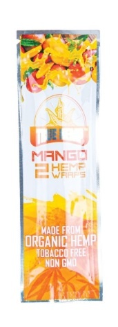 True Hemp Blunt Wraps Mango - Haddocks Lightershop