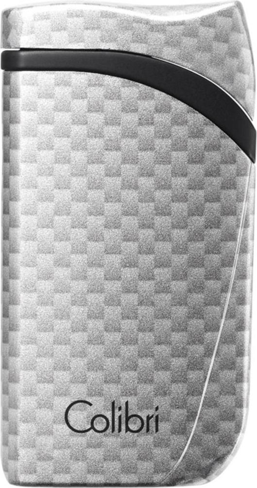 Lighter Colibri Falcon Carbon Silver - Haddocks Lightershop