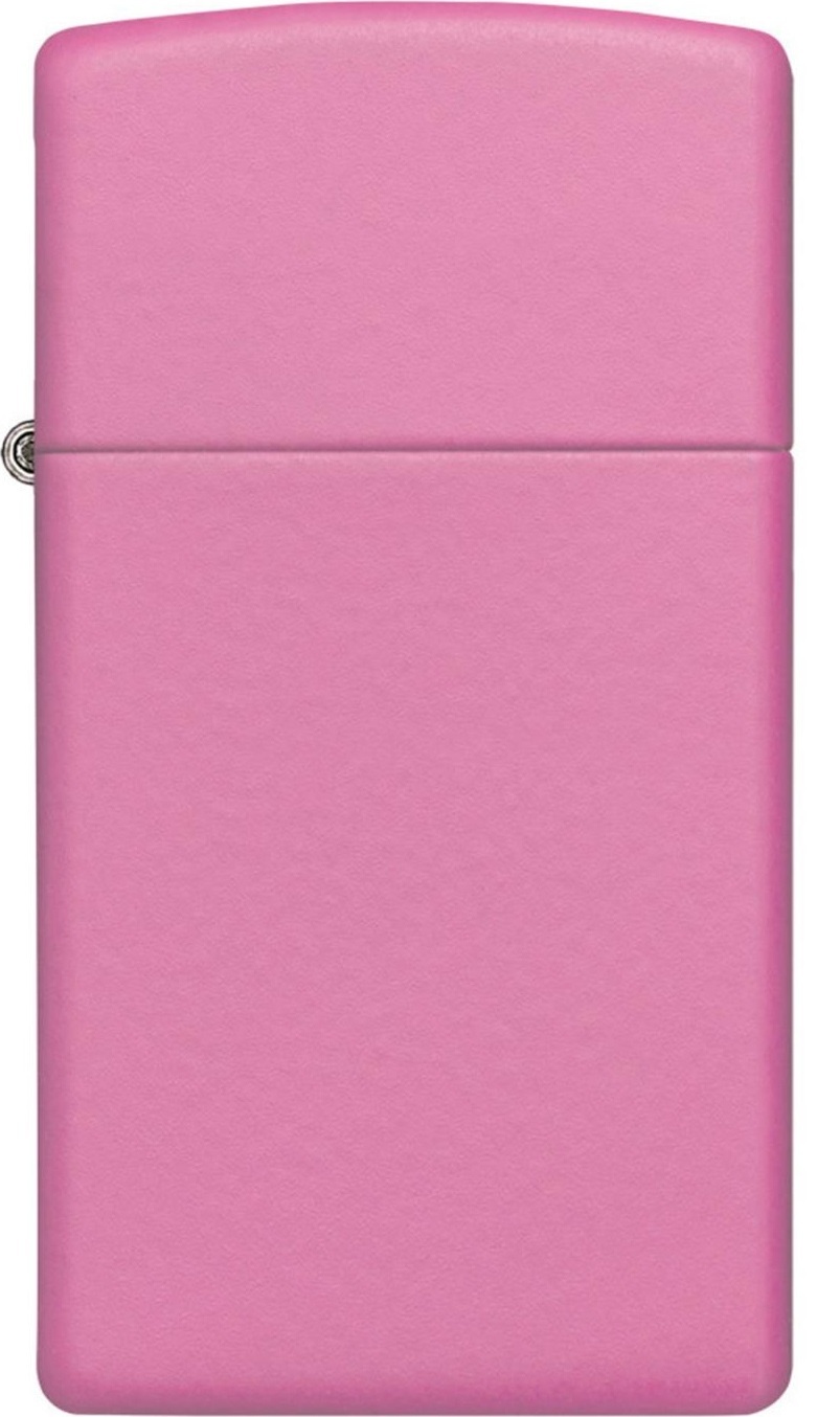 Aansteker Zippo Pink Matte Slim - Haddocks Lightershop