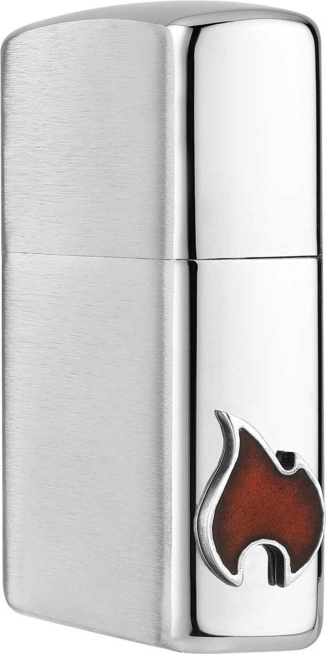 Aansteker Zippo Side Flame Emblem - Haddocks Lightershop