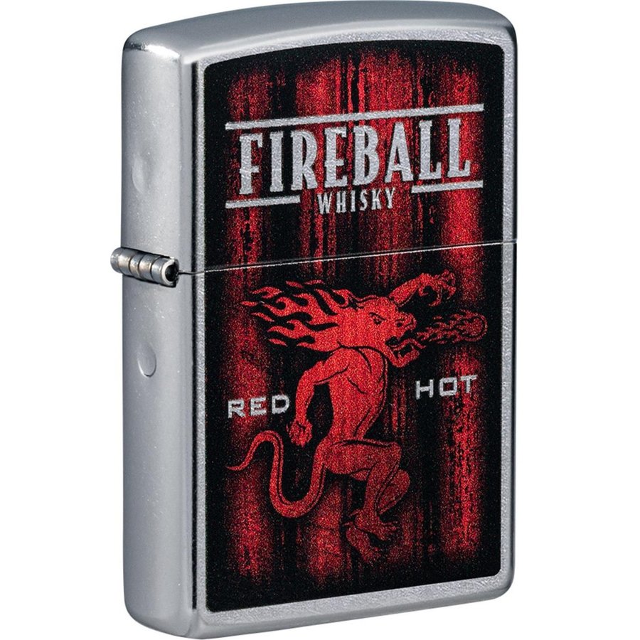 Aansteker Zippo Fireball Whiskey Gift Set - Haddocks Lightershop