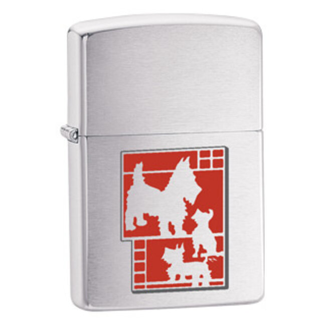 Lighter Zippo Dog Metallique - Haddocks Lightershop