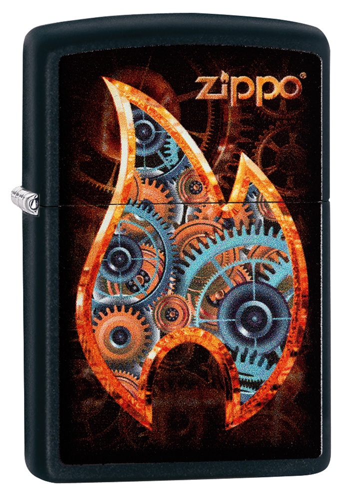 Lighter Zippo Steampunk Flame - Haddocks Lightershop