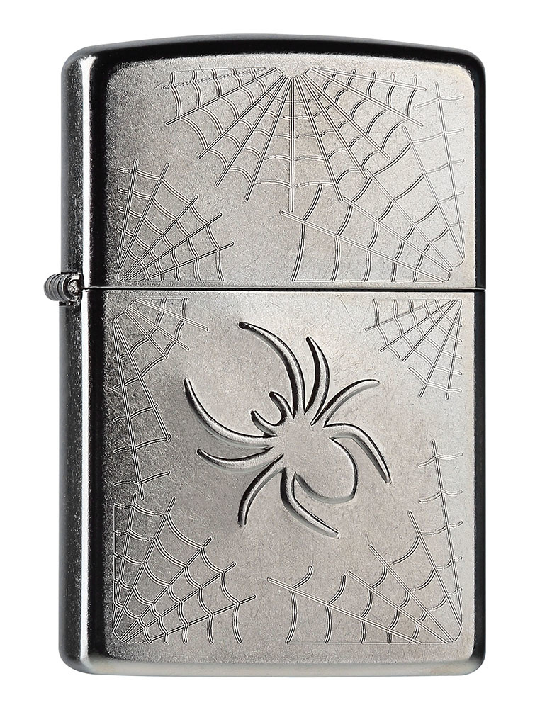 Lighter Zippo Stamped Spider - Haddocks Lightershop