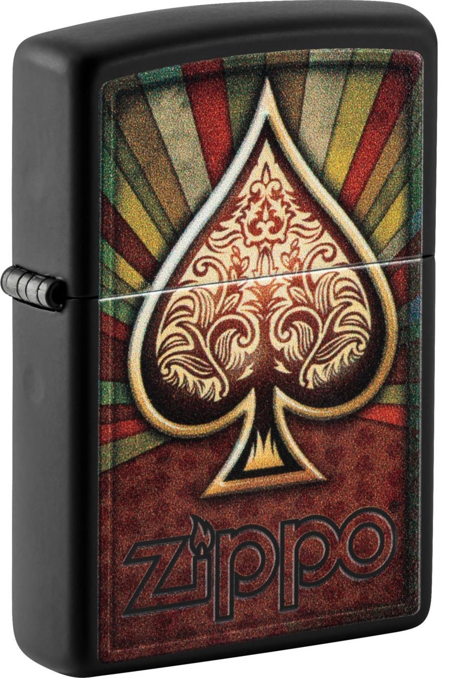 Lighter Zippo Ace of Spade Design - Haddocks Lightershop