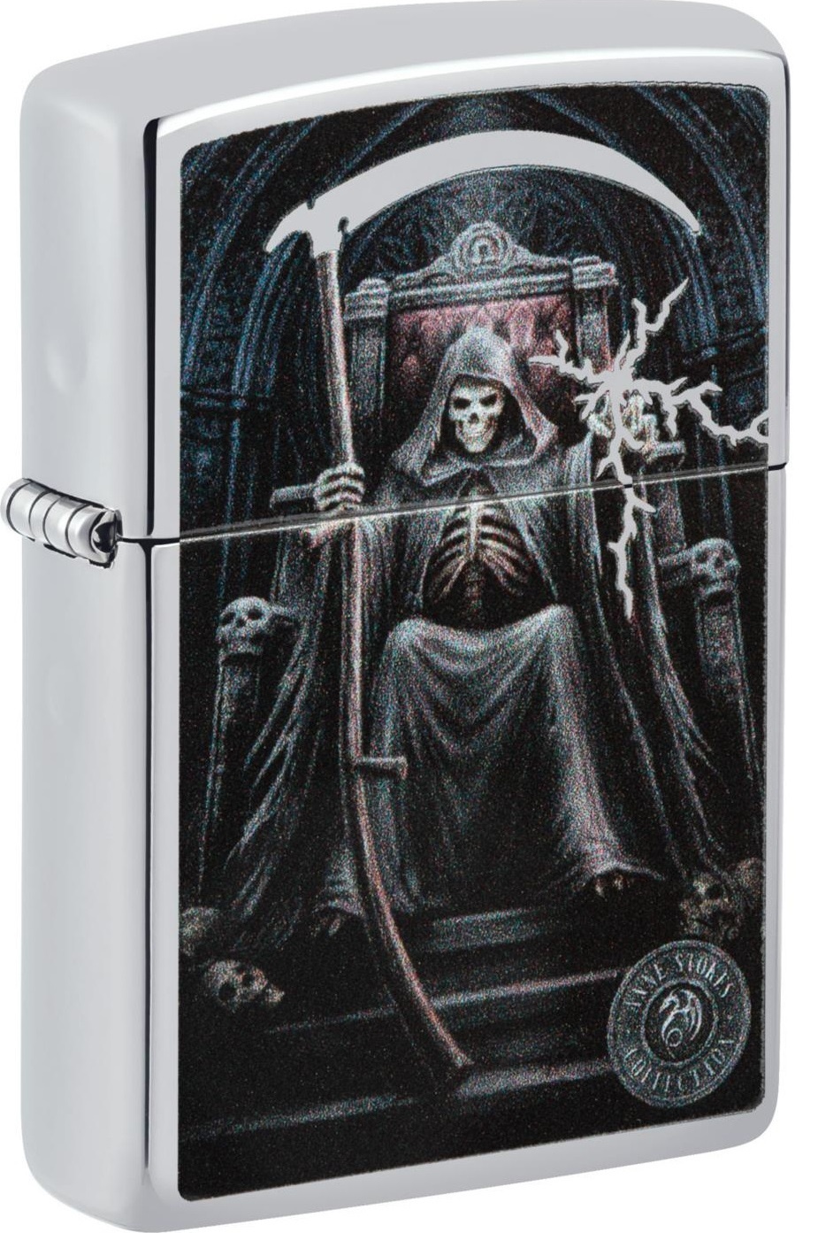 Lighter Zippo Anne Stokes Grim Reaper - Haddocks Lightershop