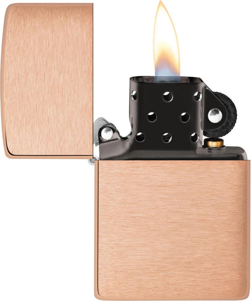 Lighter Zippo Solid Copper - Haddocks Lightershop