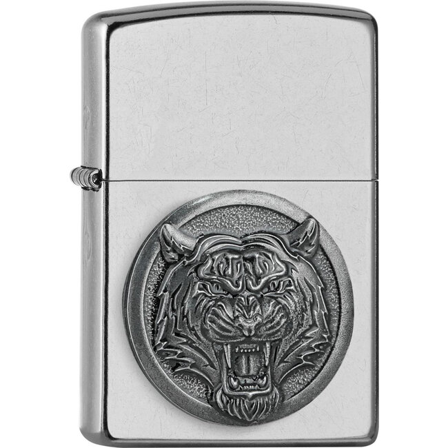 Lighter Zippo Tiger Emblem - Haddocks Lightershop