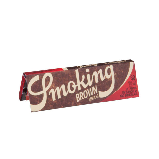 Smoking Brown Short Rolling Paper Box - Haddocks Lightershop