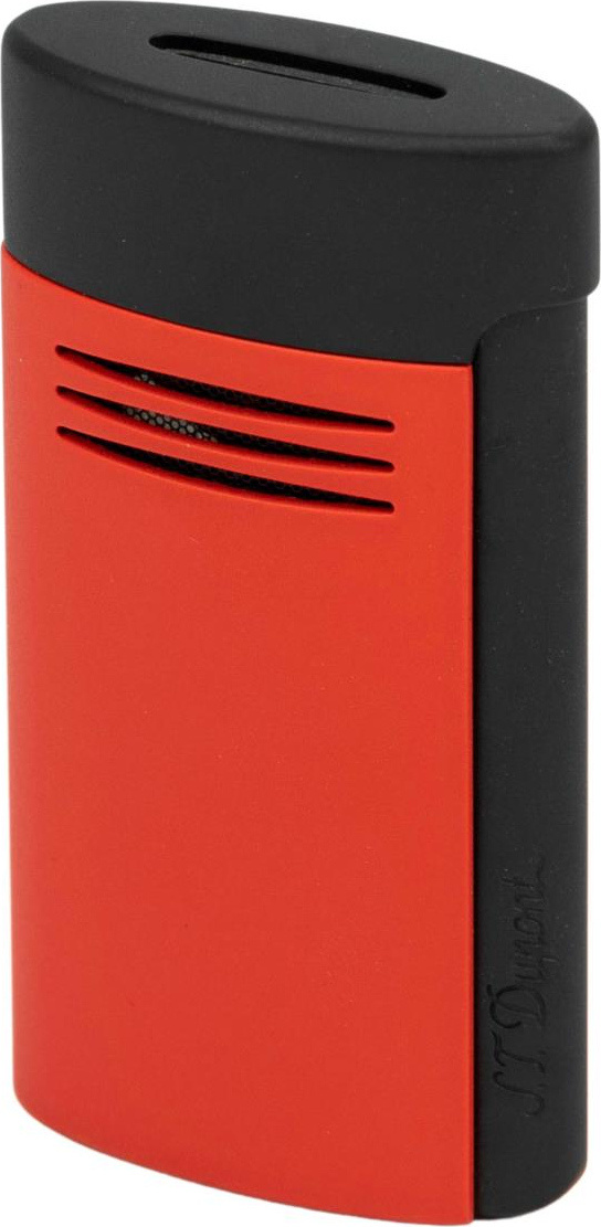 Lighter S.T. Dupont Minijet 3 Black & Red - Haddocks Lightershop