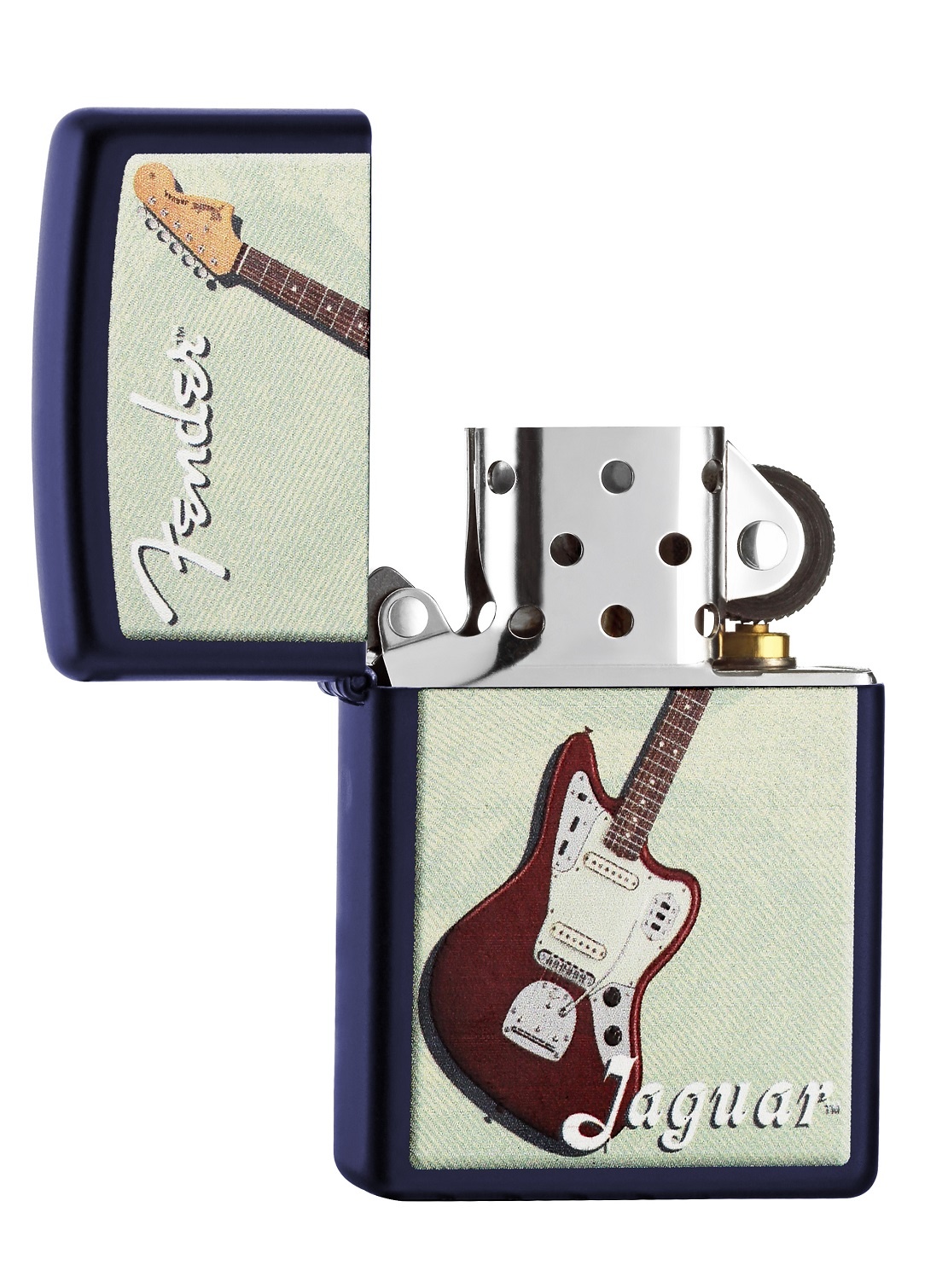 Lighter Zippo Fender Guitar Jaguar - Haddocks Lightershop